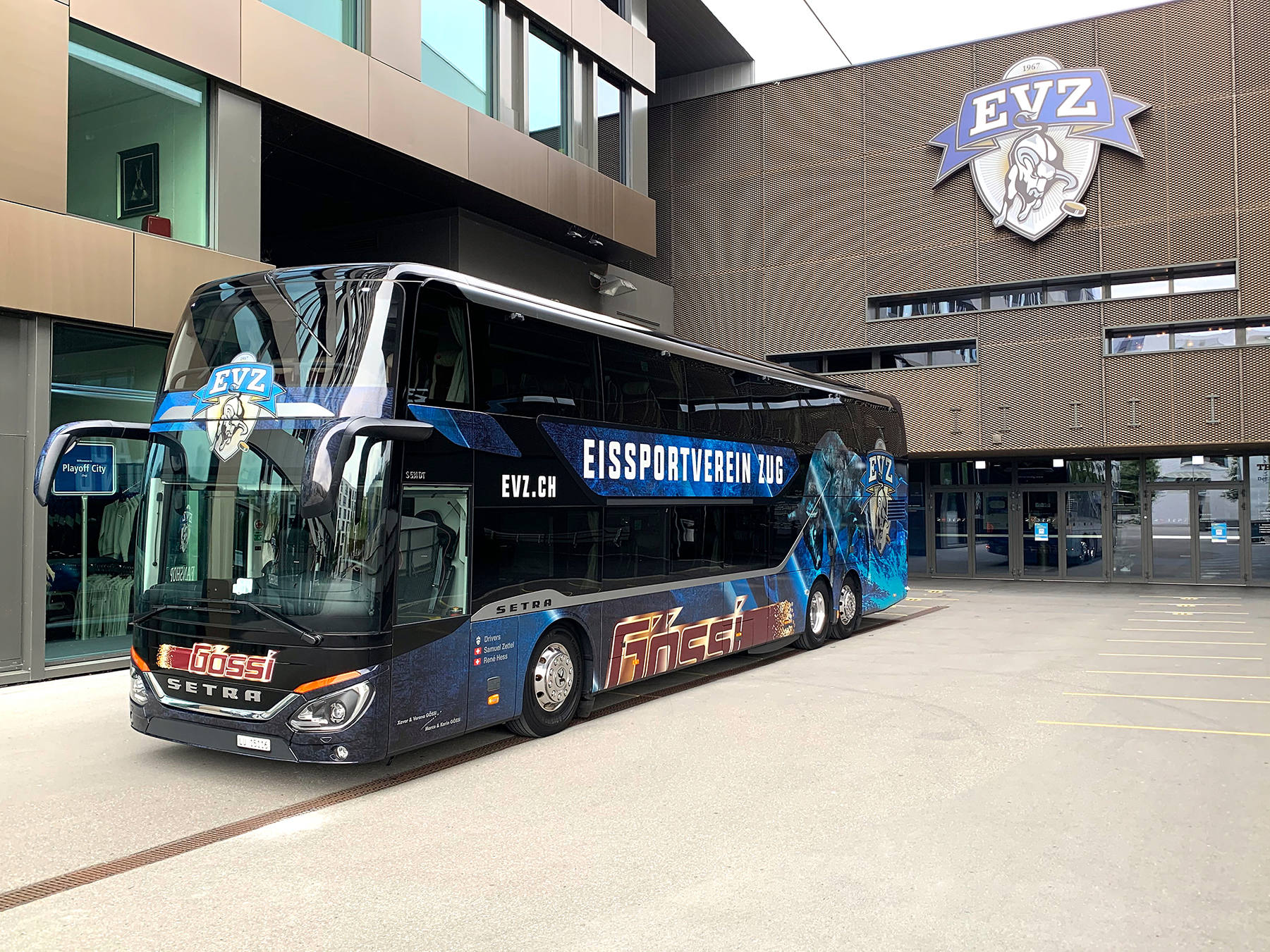 Neuer Gössi-Teamcar für den EVZ - EV Zug