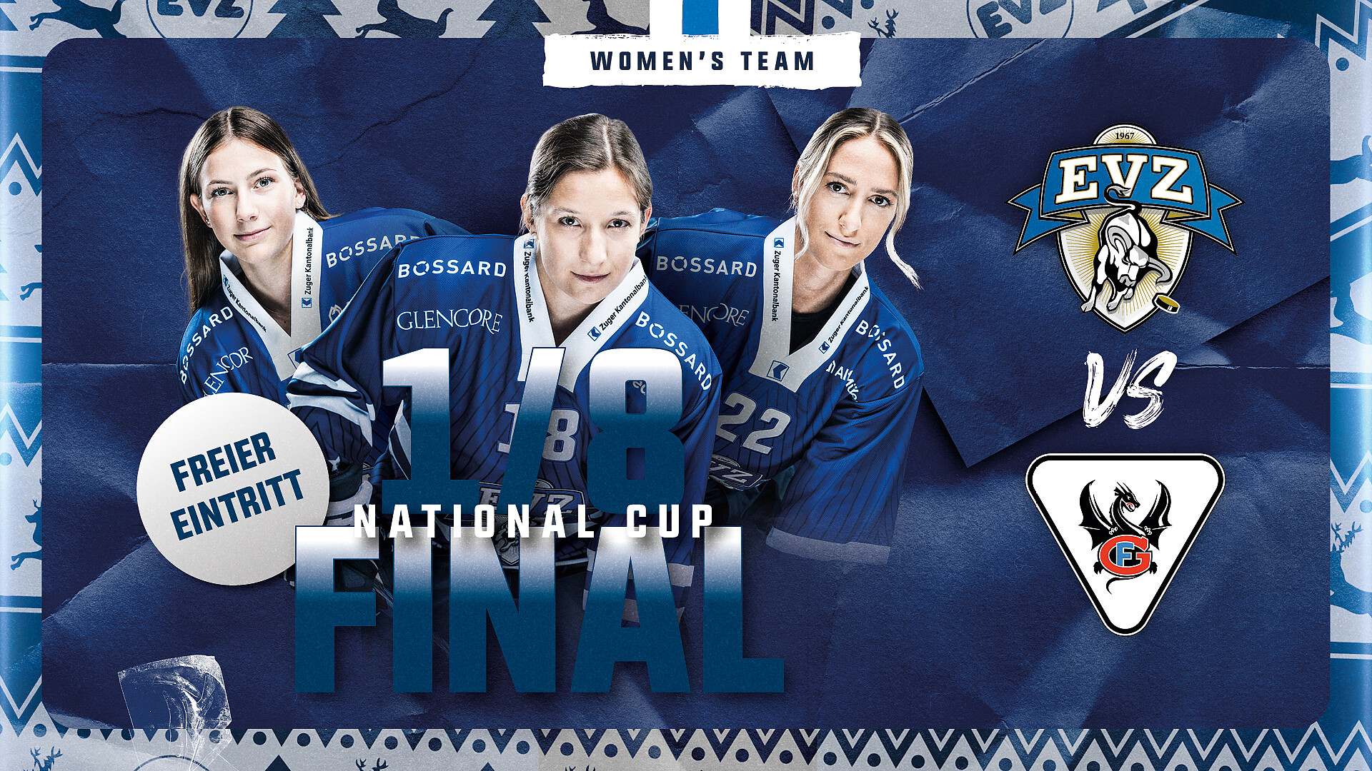 EVZ empfängt im Cup-1/8-Final Fribourg-Gottéron - EV Zug