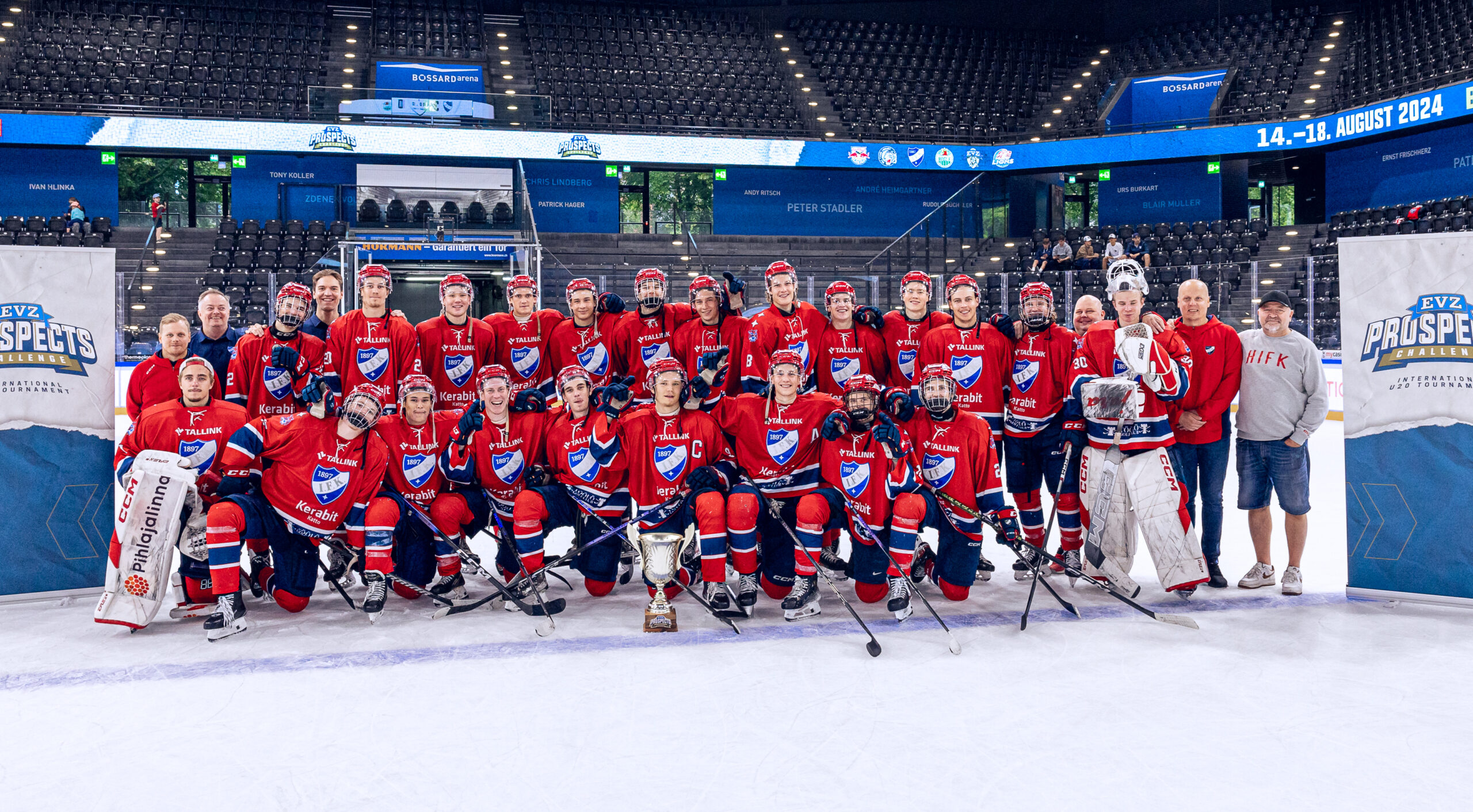IFK Helsinki defends title at EVZ Prospects Challenge - EV Zug