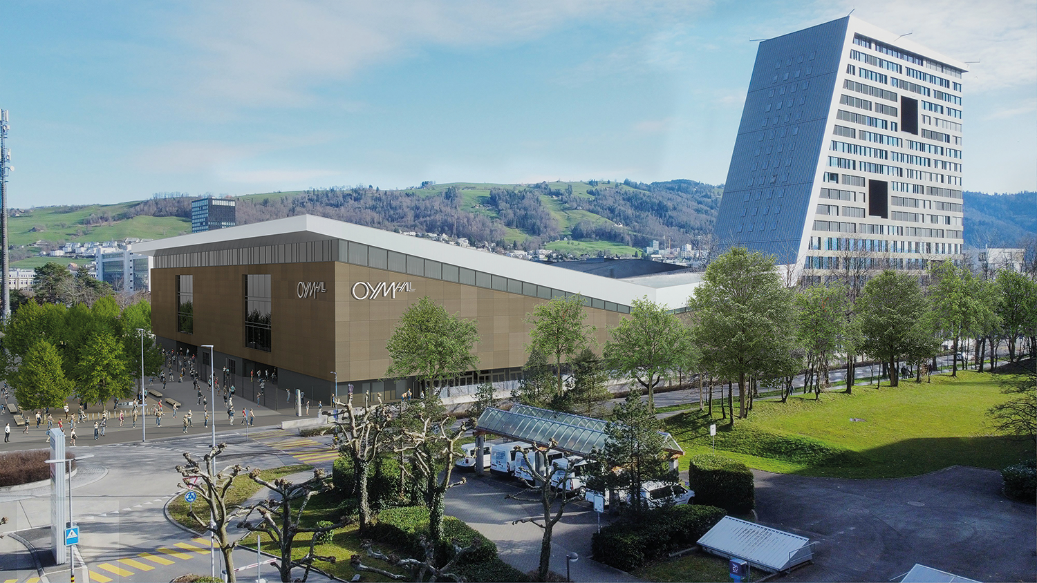 Expansion of the ice hockey stadium: the work begins - EV Zug